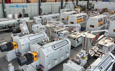China Sinohs 65/132 PVC Wall Panel Making Machine/ WPC Fluted Panel Production Line/WPC Profile Production Line for sale