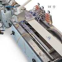 China Sinohs HSJZ 53/128 PVC Wall Panel Making Machine/ WPC Fluted Panel Making Machine for sale