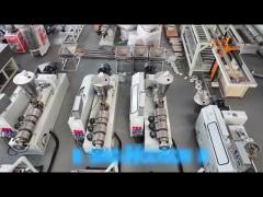 Sinohs HSJZ 53/128 PVC Wall Panel Making Machine/ WPC Fluted Panel Making Machine