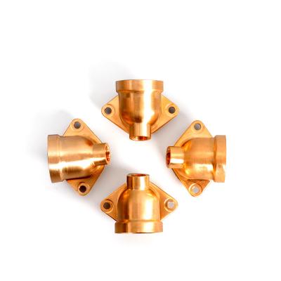 Cina Elettrolucidatura lavorante di rame rossa d'ottone di servizio di CNC di 5 assi in vendita