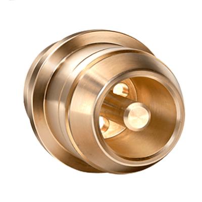 Cina Elettrolucidatura lavorante di rame rossa d'ottone di servizio di CNC di 5 assi in vendita