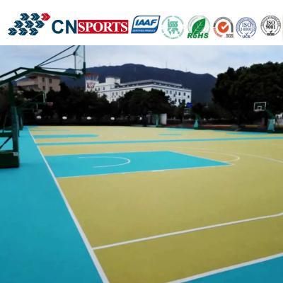 中国 屋外/屋内学校SPUのIaafの水晶バスケットボール コートのフロアーリング 販売のため