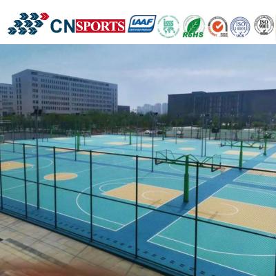 中国 屋外/屋内学校SPUのIaafの水晶バスケットボール コートのフロアーリング 販売のため