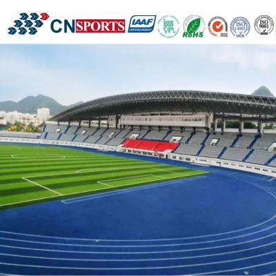 中国 競技場の体育館のフロアーリング トラック格子縞の運動走路のゴム製動くスポーツのフロアーリング 販売のため