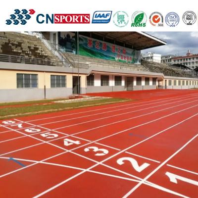 Cina EPDM Radiodiffusione di gomma sintetica permeabile Tipo pista di corsa Iaaf certificato in vendita