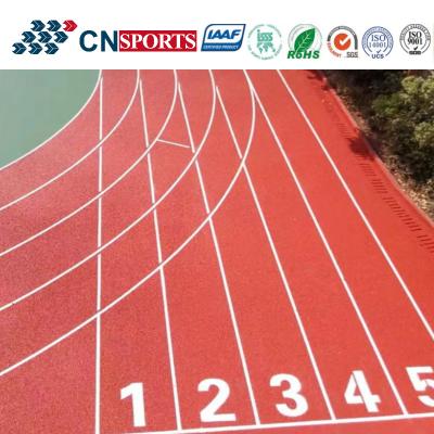 Cina Pavimenti per piste in PU di tipo misto auto-nodo a granuli di gomma EPDM approvati da 13 mm Iaaf in vendita
