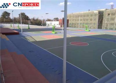 China   exterior do basquetebol do plutônio de Slicon que pavimenta a absorção de choque de Rebounce do coxim à venda