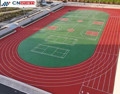 China o standard internacional IAAF de 13mm aprovou anti esportes UV coloca surgir materiais para a pista de atletismo atlética à venda