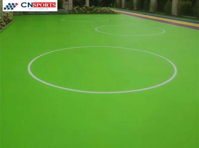 Cina Pavimentazione ricoprente di gomma della corte di sport dell'unità di elaborazione del bello silicio di colori in vendita