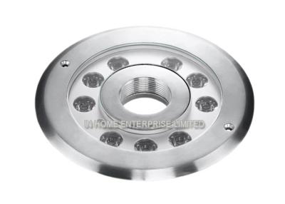 Cina Watt porpora IP68, lampada subacquea della luce 27 della fontana dello stagno dell'acciaio inossidabile del LED in vendita