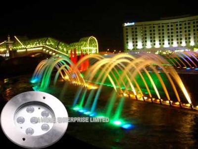 Cina 18W RGB IP68 impermeabilizzano le luci subacquee dello stagno del LED con acciaio inossidabile 316 in vendita