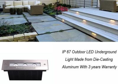 Cina Luce sotterranea eccellente di luminosità LED con la copertina 3 W dell'acciaio inossidabile di pressione-Resistent in vendita