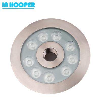 China Waterproof RGB LED Underwater Swimming Pool Lamp For Fountain , 30 Deg Beam Angle for sale
