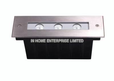 Cina le luci sotterranee lineari 9w IP67 di 12v 220v riscaldano l'illuminazione principale bianca di Inground in vendita