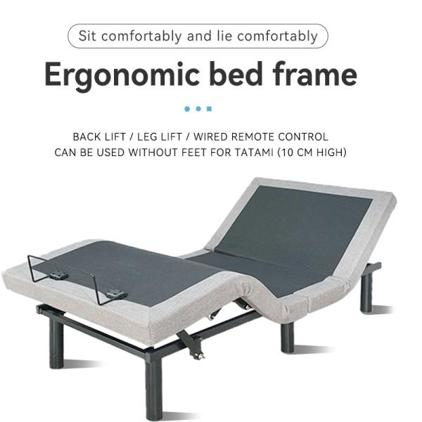 Quality OEM ODM Folding Adjustable Bed Customized Zero Gravity Adjustable Metal Bed for sale