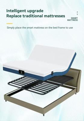 China MIENSI M100 Queen Size Bed Smart Mattress Adjustable Firmness Mattress With Dual Motor Drive for sale