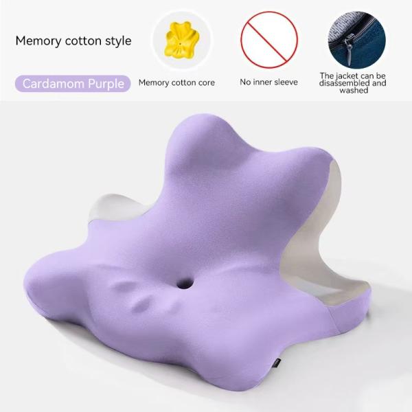 Jellyfish Anti Allergy Memory Foam Pillow Ergonomic For Support Neck / Lumbar Area
