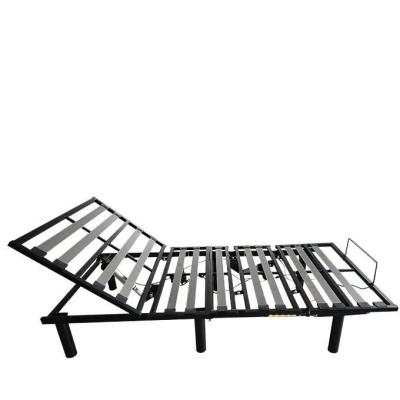 China Steel Electric Foldable Bed Wireless Remote Control Adjustable Rollaway Bed for sale