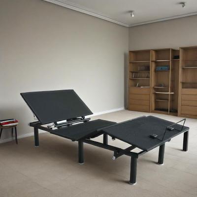 China Controle remoto de cama dobrável inteligente preto com 3 posições ajustáveis à venda