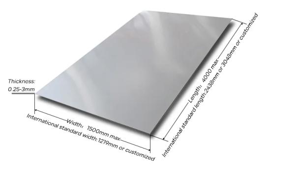 Quality 0.3-3.0mm Thickness 409 Stainless Steel Sheet Plate With High Heat Resistance for sale
