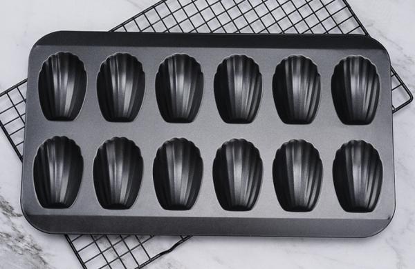 Quality Heat Resistant Madeleine Baking Mold Stainless Steel Oven Cake Mould Dishwasher Safe for sale