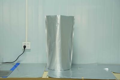China Reactive Adhesive PUR Aluminum Foil Round Bottom Bag Heat Sealable for sale