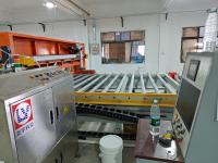 China Fully Automatic CNC Gluing Machine 1300mm Infrared Scanning for Bathroom Baseboards for sale
