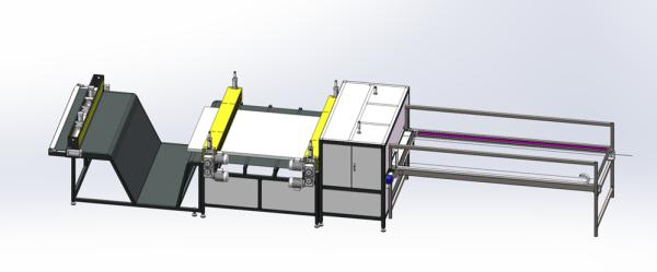 Quality Honeycomb Core Stretching CNC Cutting Machine 2M Width 6-20mm Height Auto Palletizing for sale
