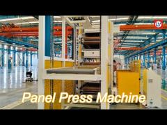 three layer hot press machine for laminating spc to wood 0.5 - 1.3m width