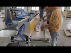 Stretch honeycomb panels machine