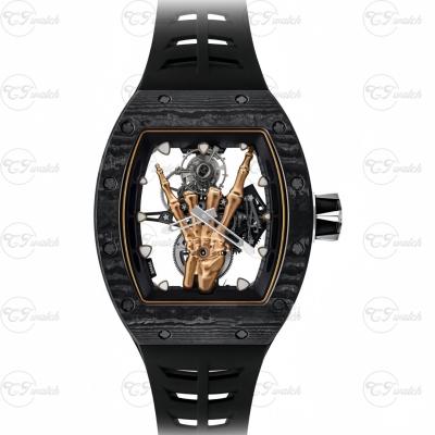 China Richard Mille RM66 Automatic Mechanical Luxury Watch – Skeleton Dial, Super Clone Movement, Sapphire Glass, Waterproof Sport Style for sale