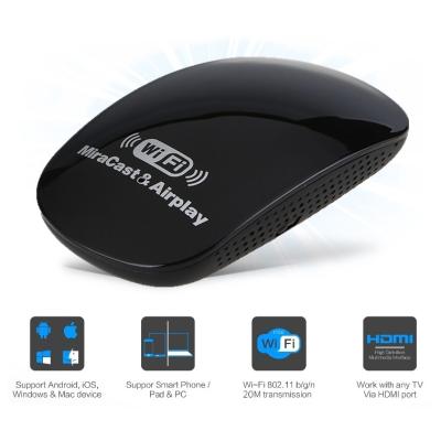 China Wifi Display DLNA,Airplay mirroring,Miracast wireless display Android Miracast & IOS Airplay Mirroring PTV8000M for sale
