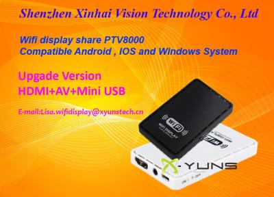 China DLNA、Airplay mirroring、Miracast wireless display Android Miracast & IOS Airplay Mirroring PTV8000B for sale