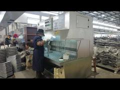 Polish and sand blast process