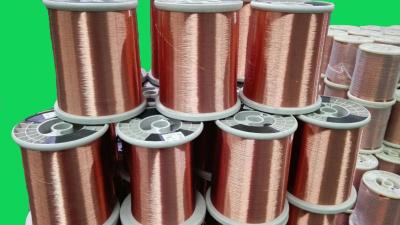 China Enamelled coated aluminum wire EIW/180 SWG26 for sale