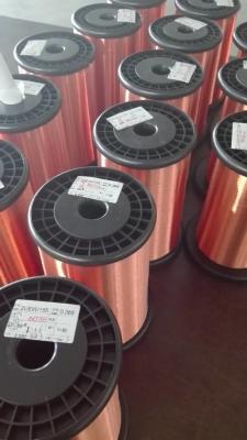 China IEC60317 Supper quality enamelled copper wire swg43 0.09 mm  UEW/155 for sale