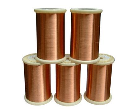 China IEC60317 Supper quality enamelled copper wire swg42 0.10 mm  UEW/155 for sale