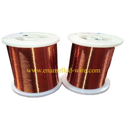 China ROHS approved Magnet Wire  Enameled copper round wire UEW155  0.10mm high quality for transformers for sale
