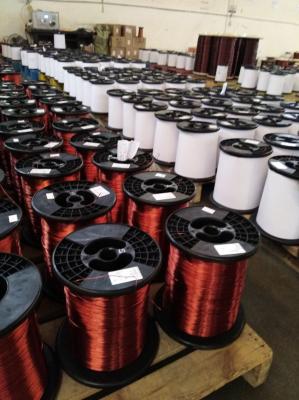 China ลวดทองแดงอาบน้ำยา EIW180 high quality made by high speed machine 0.7MM/Hot Sale Class F Enameled Copper Winding Wire for sale