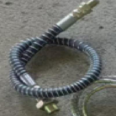 China HACI Brand Durable Tricycle Replacement Parts High Pressure Oil Pipe With Spring for sale