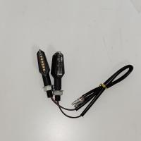 China Motorcycle Universal Double Sides LED Indicators Black Plastic for sale