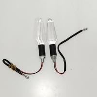 China Motorcycle Universal Blinker Mini White Turn Signal Light Indicator for sale