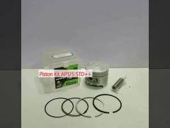 CG200 STD++ Motorcycle Piston Kit Sliver Color With Piston Ring Pin