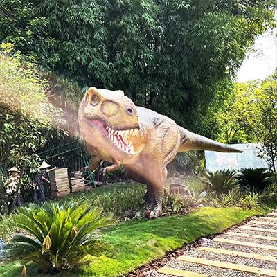 China Outdoor Dino Park Animatronic Dinosaur Sculpture Allosaurus Model for sale