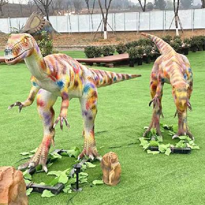 China Tourist Resorts Attractive Robotic Model Animated Life Size Dinosaur for sale