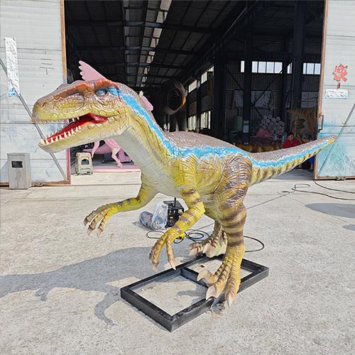 Quality Adventure Park Robotic Animatronic Dinosaur Infrared Sensor Controlled High Emulation Dinosaur for sale