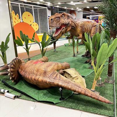China Jurassic World Interactive Animatronic Dinosaur Pack Hunting Motion for sale
