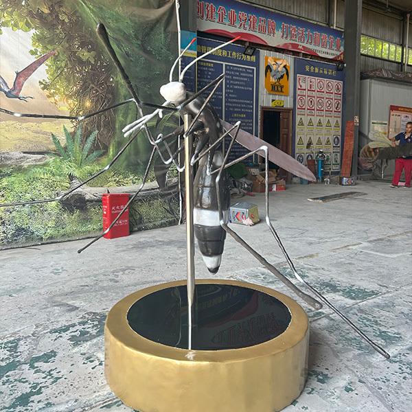 Quality Durable Silicone Rubber 3D Simulation Large Scale Animatronic Insect Model butterfly animatronic for sale