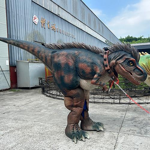Quality 4 Meter Long Customized Color Mechanical Walking Velociraptor Costume for for sale