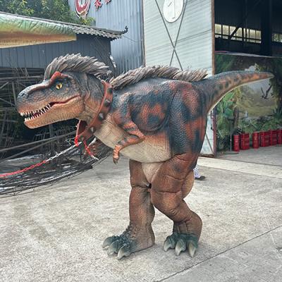 China 4 Meter Long Customized Color Mechanical Walking Velociraptor Costume for Interactive Performance for sale